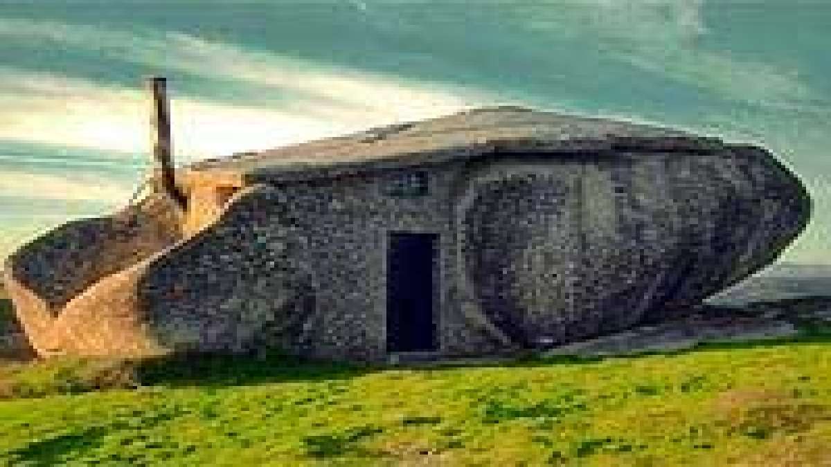 Cheesy Architecture With Stone Age Home - Boldsky.com