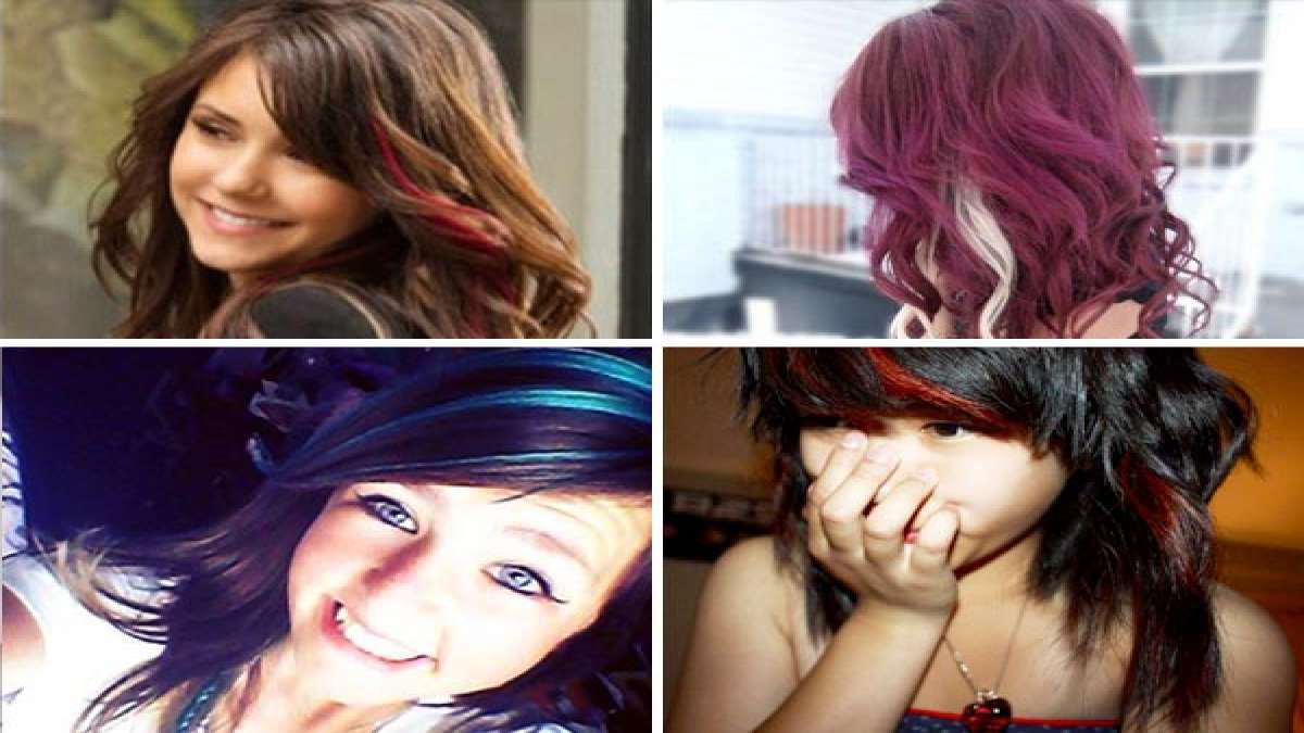 10 Bright Hair Streaks For Brunettes - Boldsky.com