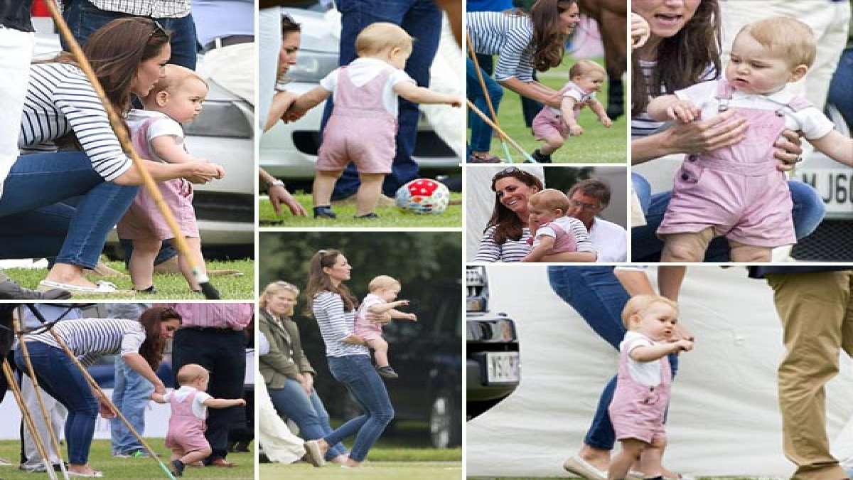 OMG! Prince George Takes His First Steps - Boldsky.com