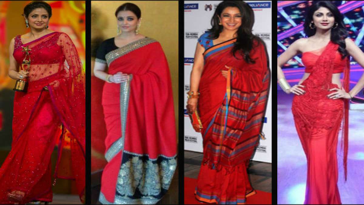 8 Sensuous Ways To Wear A Red Saree With Style - Boldsky.com
