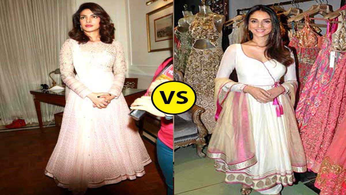 Celebrity Wardrobe Clash: Priyanka Chopra In White Lehenga Or Aditi Rao ...