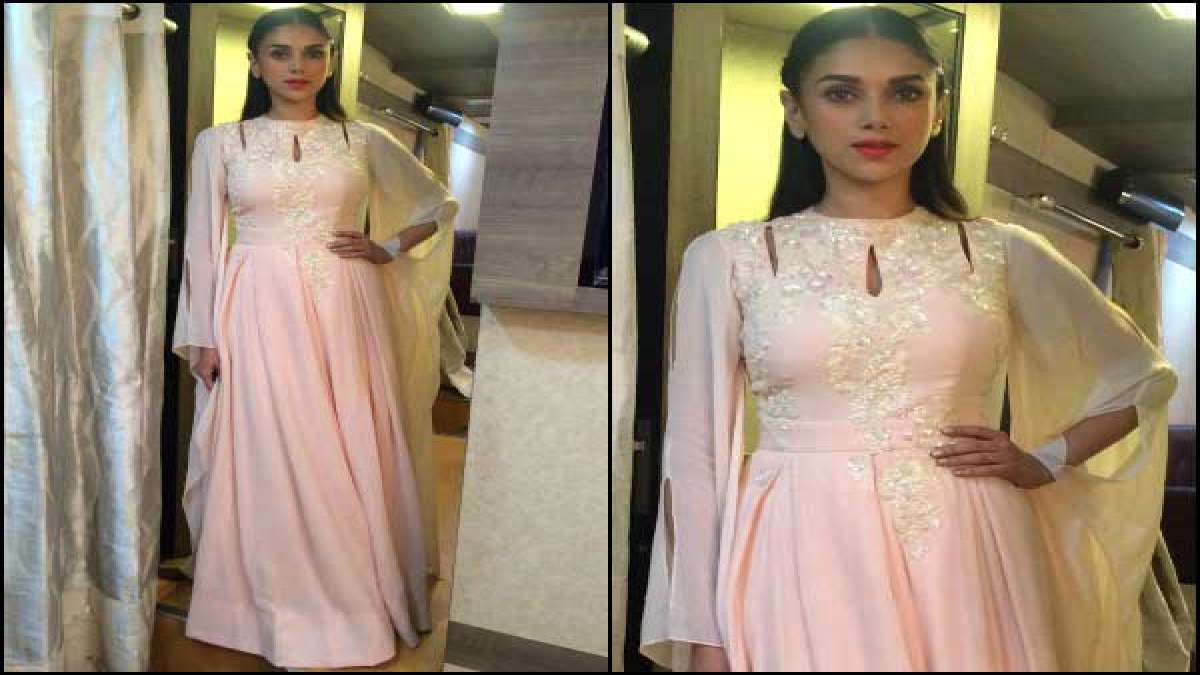 Aditi Rao Hydari Stunningly Beautiful In Ritika Malhotra Anarkali ...