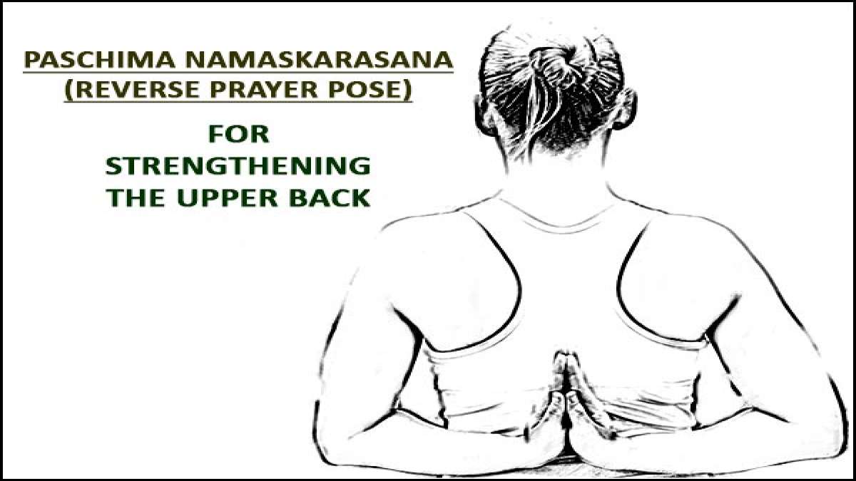 Paschima Namaskarasana (Reverse Prayer Pose) For Strengthening The ...