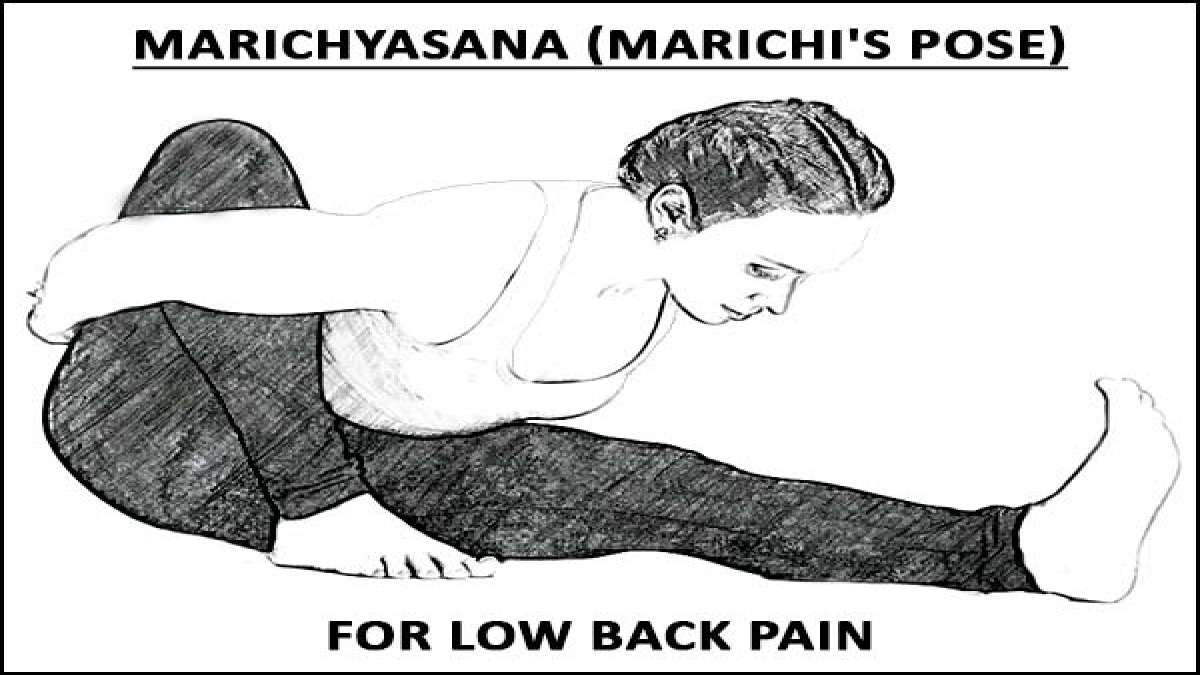 Marichyasana (Marichi's Pose) For Low Back Pain - Boldsky.com