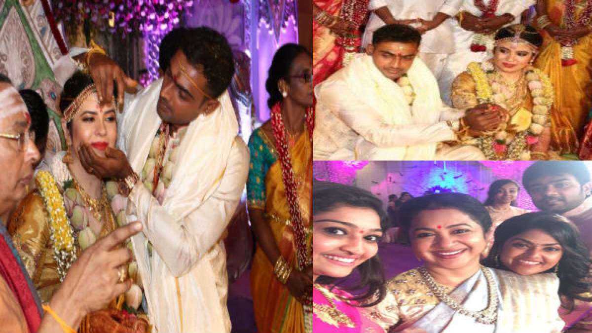 Raadhika Sarathkumar's Daughter Rayane Marries Cricketer Abhimanyu ...