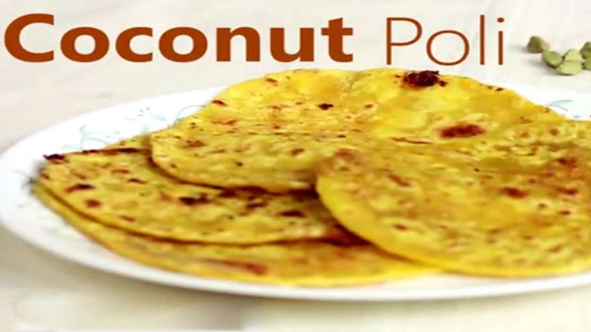 Navratri Special: Coconut Puran Poli | Coconut Obatu | Coconut Poli ...