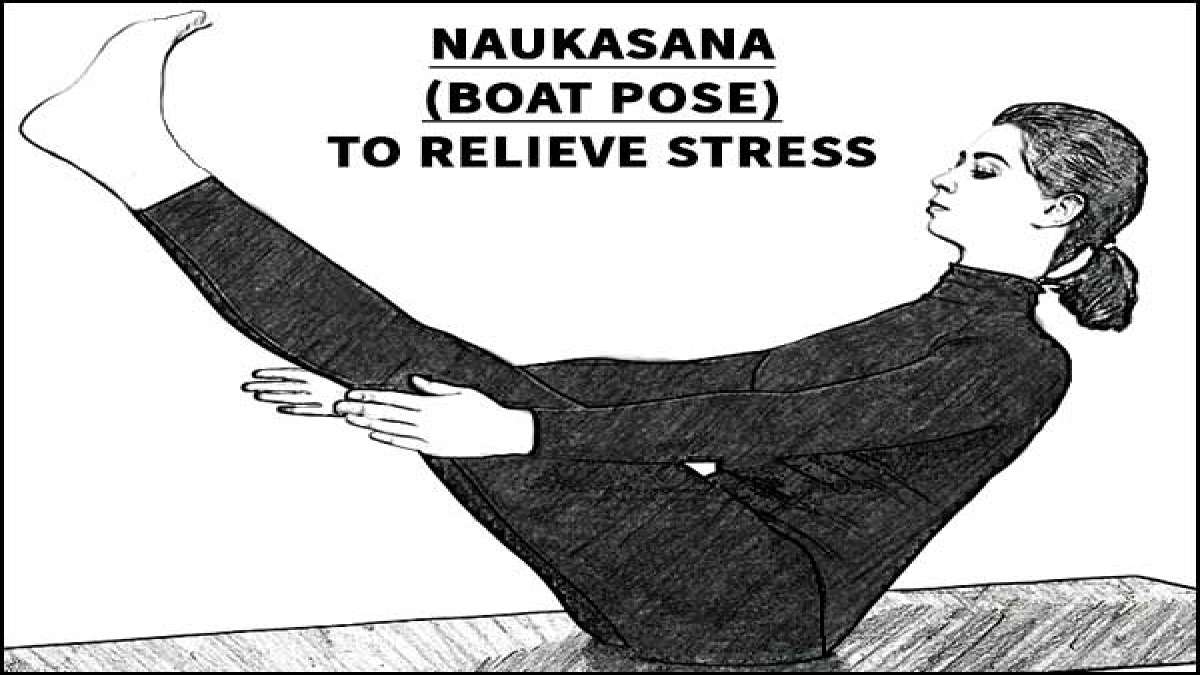 Naukasana (Boat Pose) To Relieve Stress - Boldsky.com
