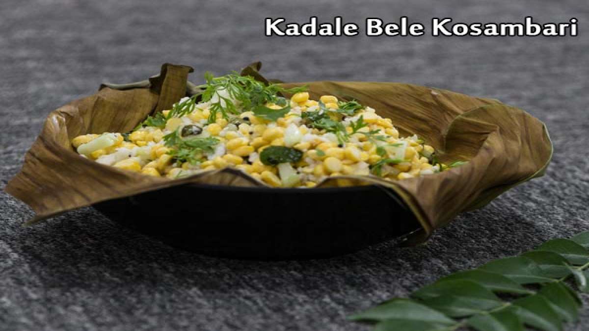Kadale Bele Kosambari Recipe: How To Make Chana Dal Salad - Boldsky.com