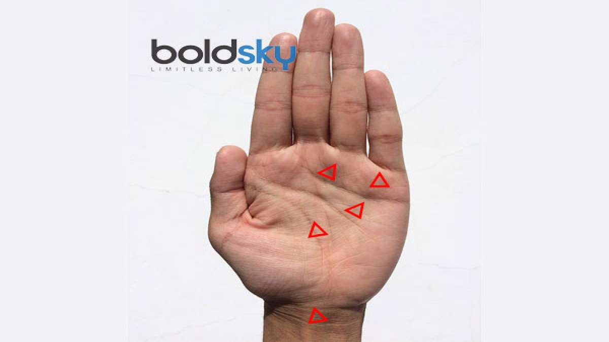 Palmistry: What Does A Triangle On Your Palm Mean - Boldsky.com