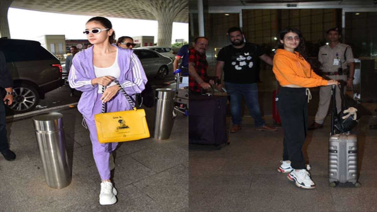 Alia Bhatt And Fatima Sana Shaikh In Sporty Airport Avatars - Boldsky.com