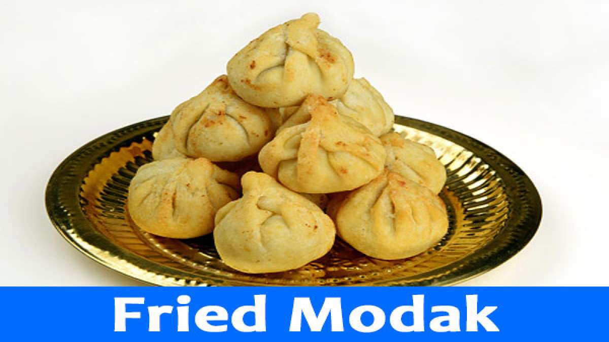 Fried Modak Recipe | How to Make Fried Modak Recipe for Ganesh ...