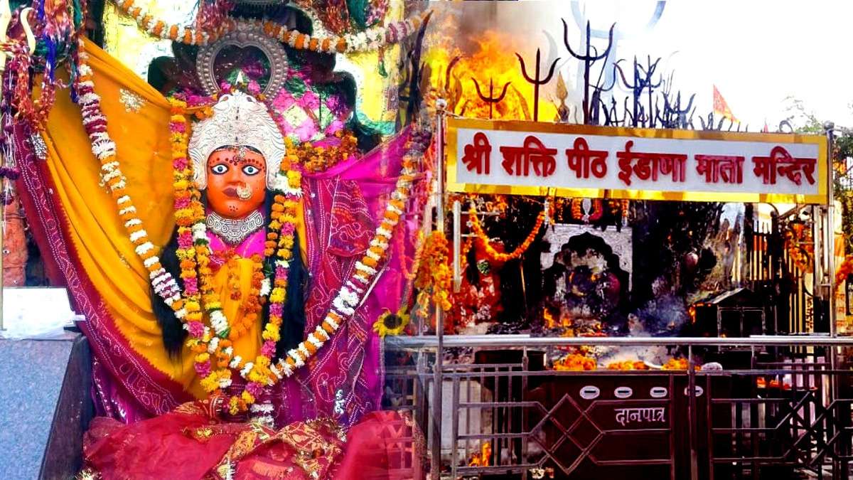 The Mata Of Idana Rajastan Who Bathes In Flames And Grants Progeny To ...