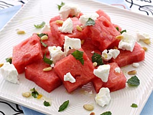Healthy Watermelon Sesame Seeds Salad Recipe - Boldsky.com