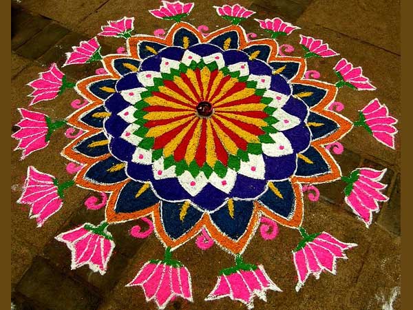 Rangoli Designs: Pongal Decorations - Boldsky.com