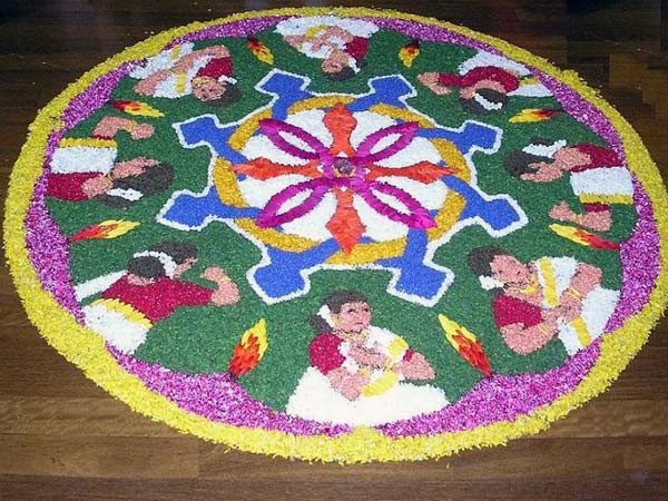 Creative Pookalam Designs For Onam - Boldsky.com