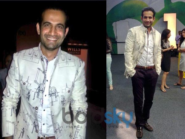 Irfan Pathan In Masaba Gupta Jacket - Boldsky.com