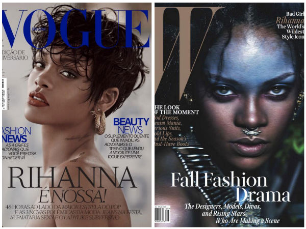 Rihanna Poses Wild For W Magazine: Pics - Boldsky.com