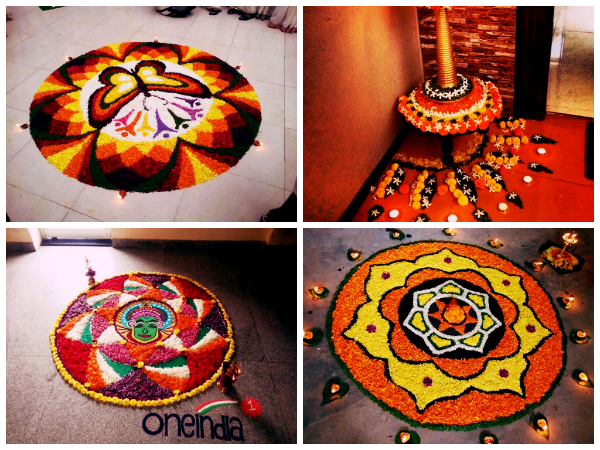 10 Trending Pookalam Designs For Onam - Boldsky.com