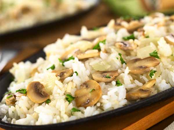 Spicy Mushroom Rice Recipe - Boldsky.com