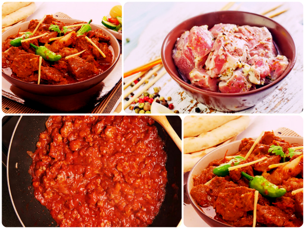 Delectable Mutton Kadai Recipe - Boldsky.com