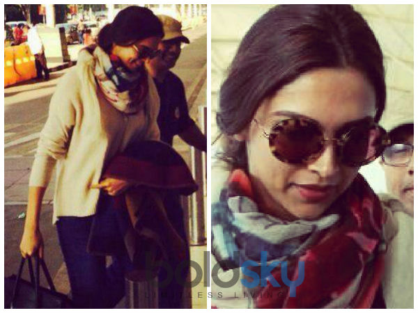 Deepika Padukone's Palpable Yet Stylish Airport Look - Boldsky.com