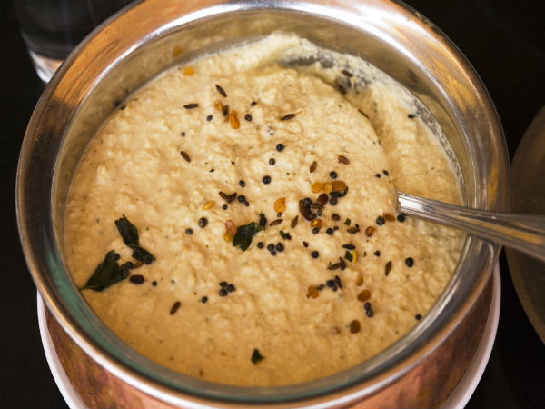 10 Minute Chana Dal Chutney Recipe For Dosa - Boldsky.com
