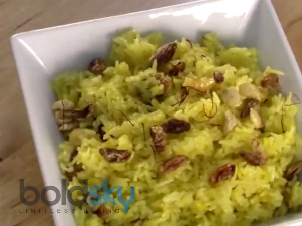 10 Minute Rice Kesari Bhaat Recipe For Holi - Boldsky.com