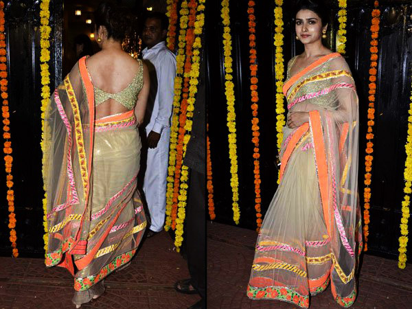10 Hot Backless Saree Cholis On Bollywood Celebrities - Boldsky.com