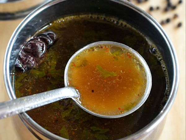 South Indian Tamarind Rasam Recipe - Boldsky.com