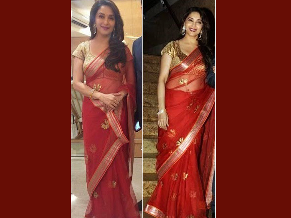 10 Golden Cholis For Sarees - Boldsky.com