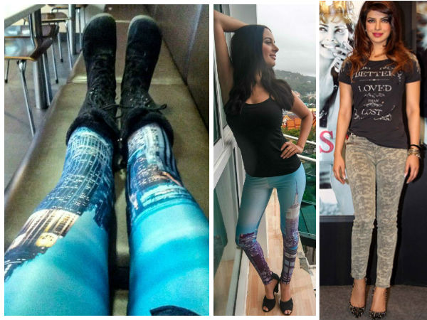 10 Bright Ways To Wear Printed Denims - Boldsky.com