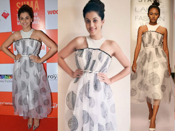 Taapsee Fails To Impress At SIIMA 2015 Press Meet - Boldsky.com