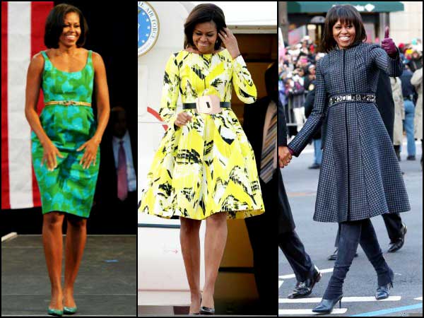 Michelle Obama Knows It All About How To Belt Her Dresses - Boldsky.com