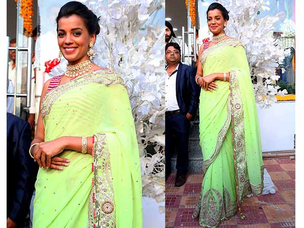 Mughda Godse's Lemon Yellow Saree Should Be On Your Summer Ethnic ...