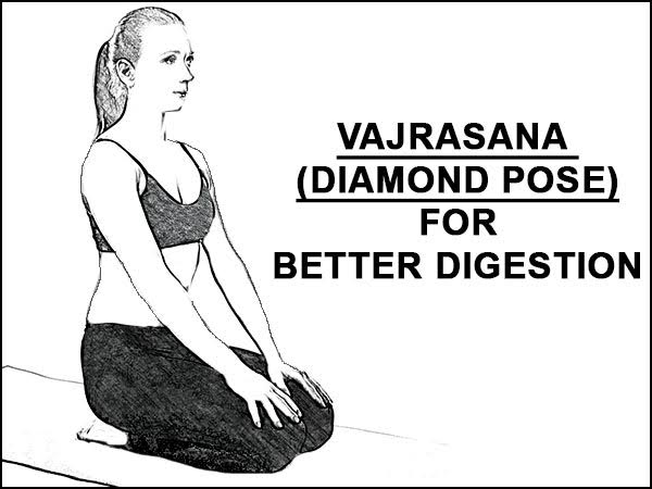 Vajrasana (Diamond Pose) For Better Digestion - Boldsky.com