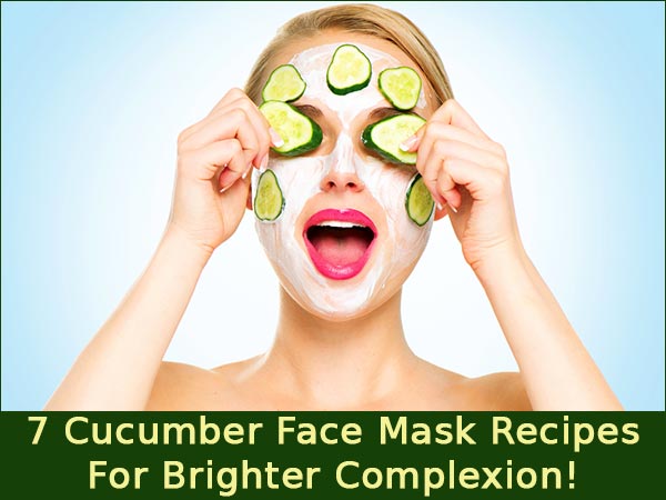 7 Cucumber Face Mask Recipes For Brighter Complexion! - Boldsky.com