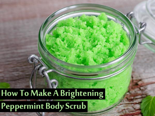 How To Make A Brightening Peppermint Body Scrub - Boldsky.com