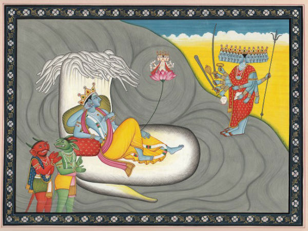 Why Does Lord Vishnu Sleep On A Serpent Bed? - Boldsky.com