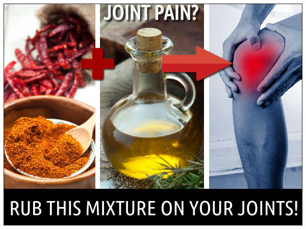 Rub This Mixture On Your Joints! - Boldsky.com
