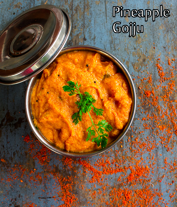 Pineapple Gojju Recipe: How To Make Pineapple Menaskai - Boldsky.com