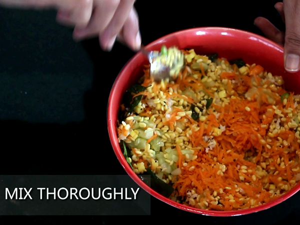 Moong Dal Kosambari Recipe: How To Make Hesaru Bele Kosambari - Boldsky.com