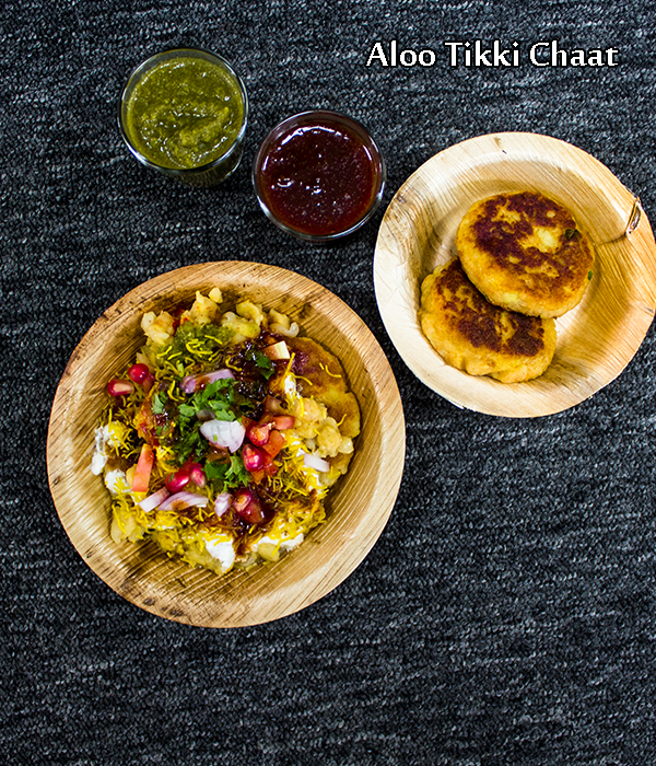 Aloo Tikki Chana Chaat