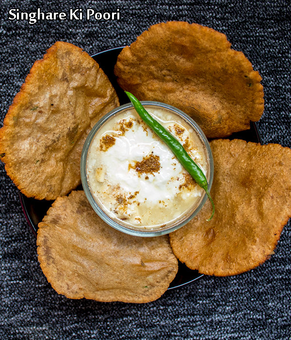 Singhare Ki Poori Recipe : How To Make Singhare Ke Atte Ki Poori Recipe ...