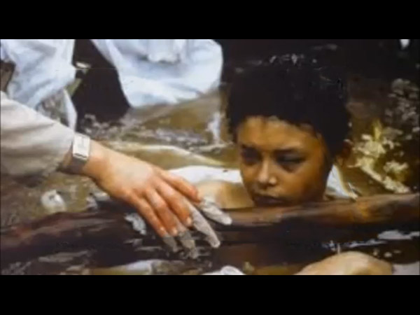 Girl Stuck In Mud After Volcano