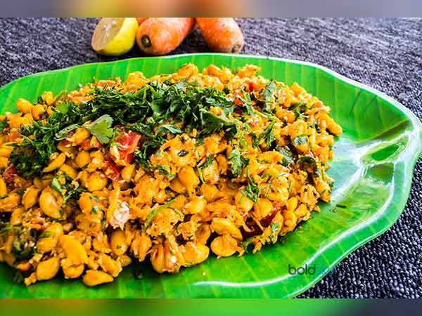 Congress Kadalekai Recipe | How To Make Masala Peanuts Chat | South ...