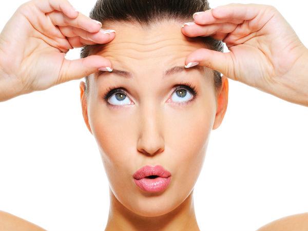 Natural Ways To Fight Sagging Skin On Forehead At A Young Age - Boldsky.com