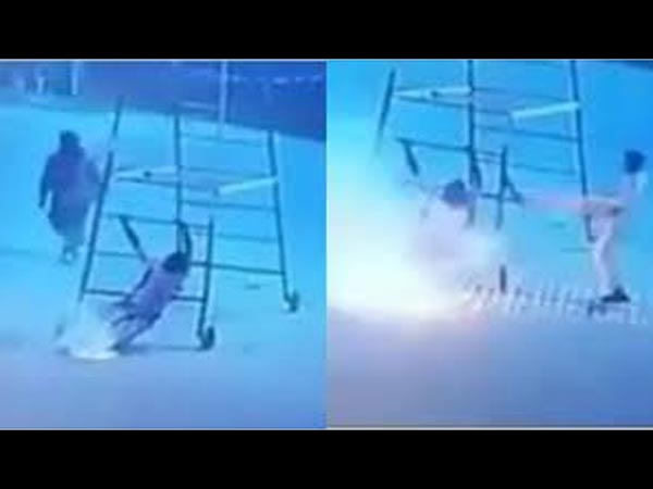 A Pulled Ladder Entangled In The Power Line And The Man Died Instantly ...