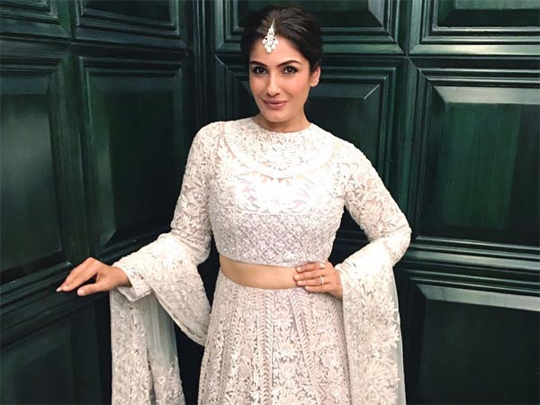 Wow! Raveena Tandon’s White Lehenga Makes For A Perfect Sangeet ...