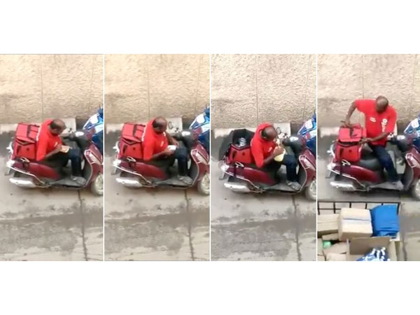 Video Of Delivery Man Eating Food And Repacking It Goes Viral - Boldsky.com