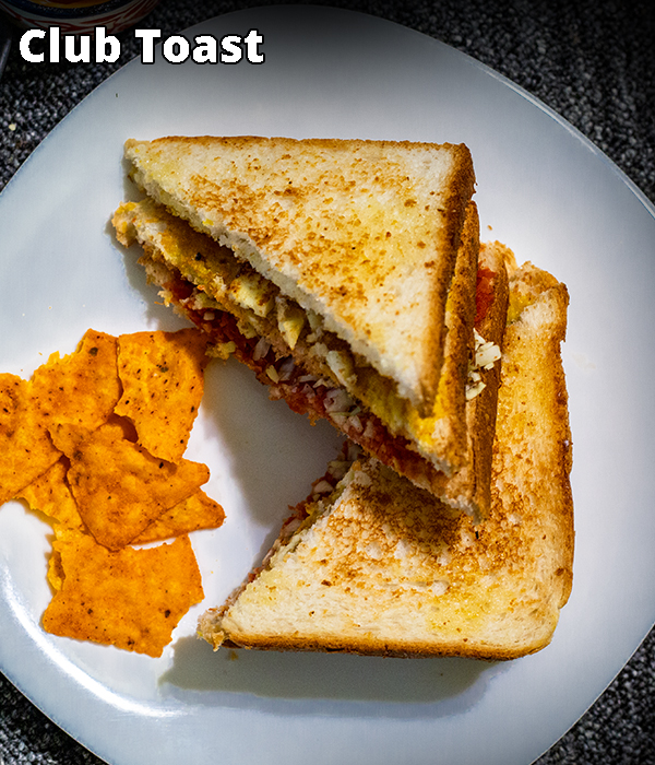 Club Toast Recipe | How To Make Club Toast |Club Toast for breakfast ...